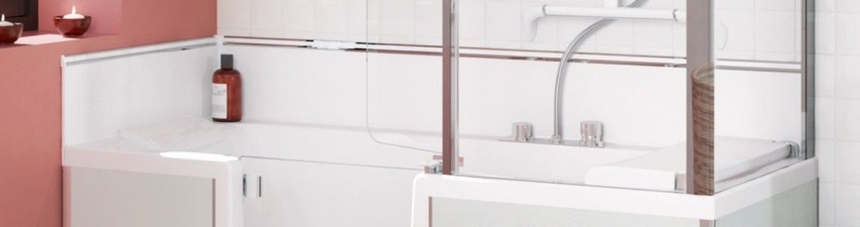 Crédence de finition pour baignoire DUO Blanche