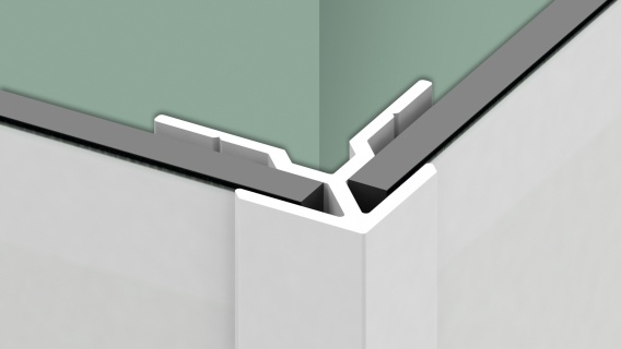 Profilé en L pour montage en angle sortant panneau mural |KINWALL202LS