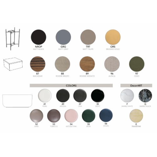 Ensemble complet DIVA console+vasque+miroir-DIV1