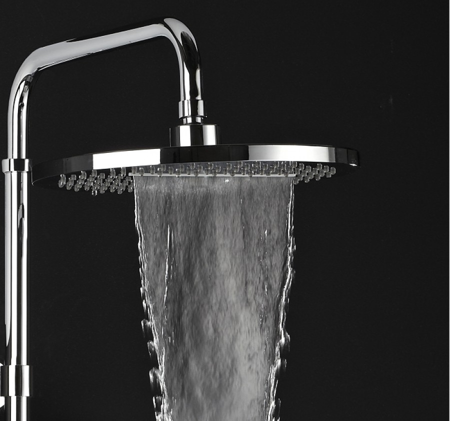 Douche de tête 2 jets pluie/cascade diamètre 30cm 840900