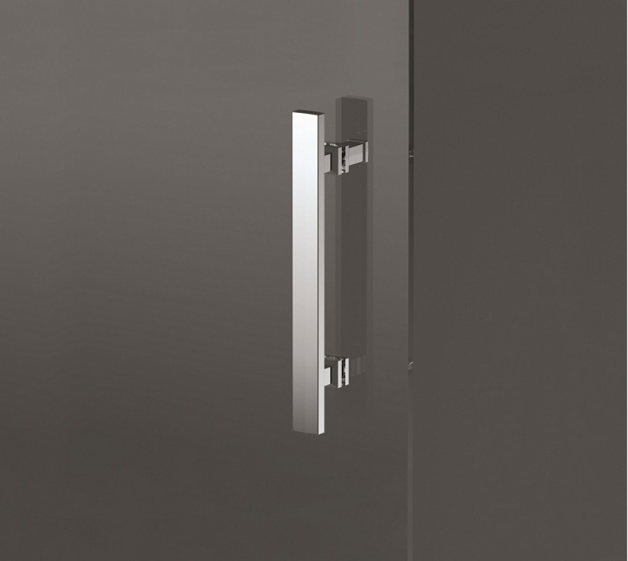 Porte pliante Zephyros S 80cm verre Transparent | ZEPHYRS76-1K